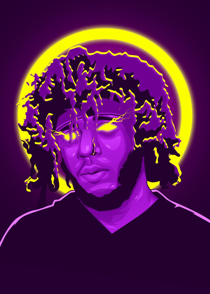 '6Lack' Poster, picture, metal print, paint by Colorize Studio | Displate