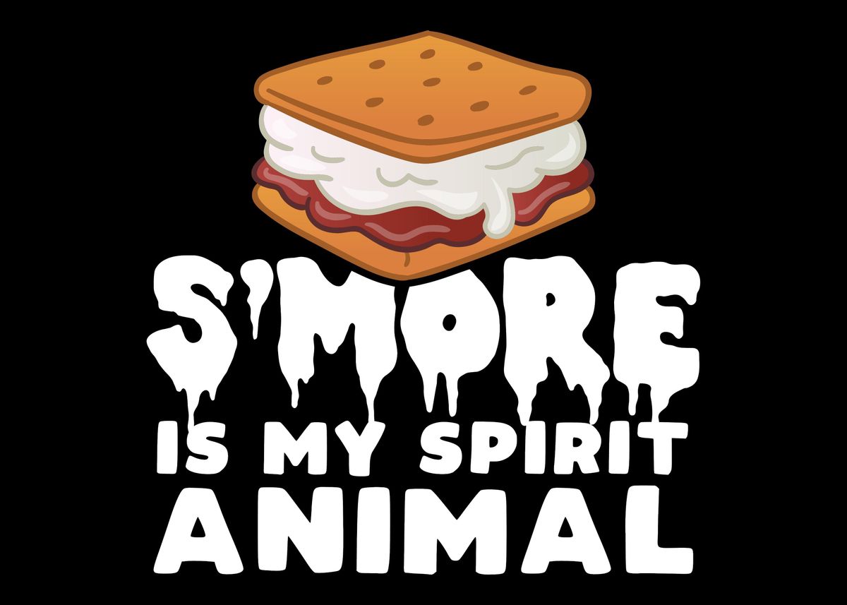 'Camping Smores Smore' Poster by CrazySquirrel | Displate