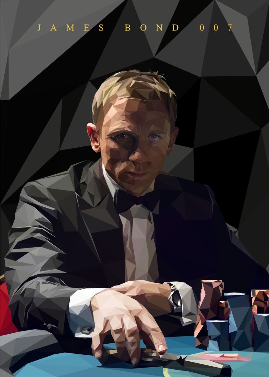 'daniel craig james bond' Poster, picture, metal print, paint by ...
