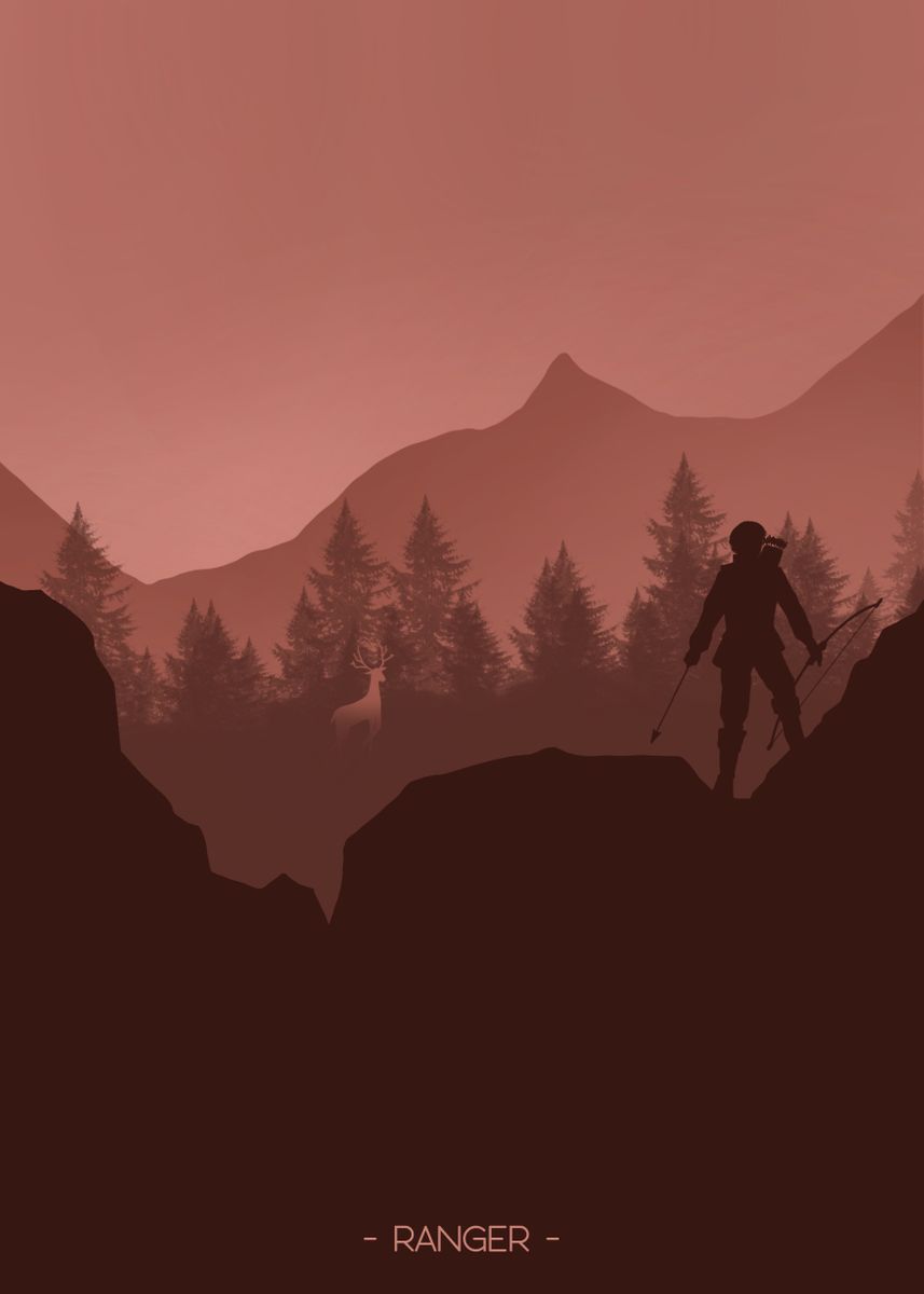 'Ranger' Poster, picture, metal print, paint by Cristy Illustrations ...