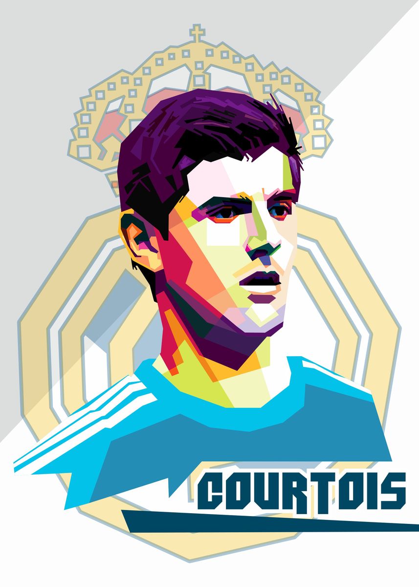 'Courtois in pop art' Poster by Aditya Baktiar | Displate