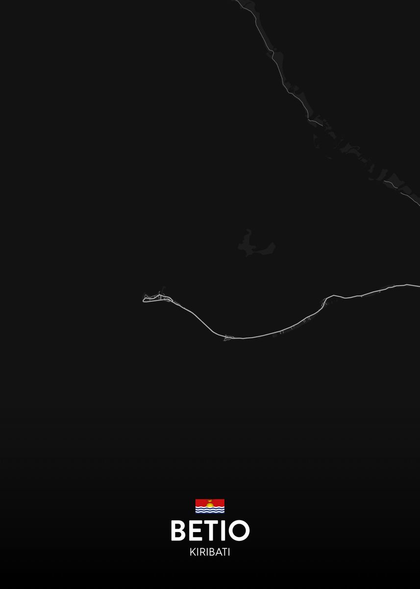 'Betio KI' Poster, picture, metal print, paint by IMR Designs | Displate