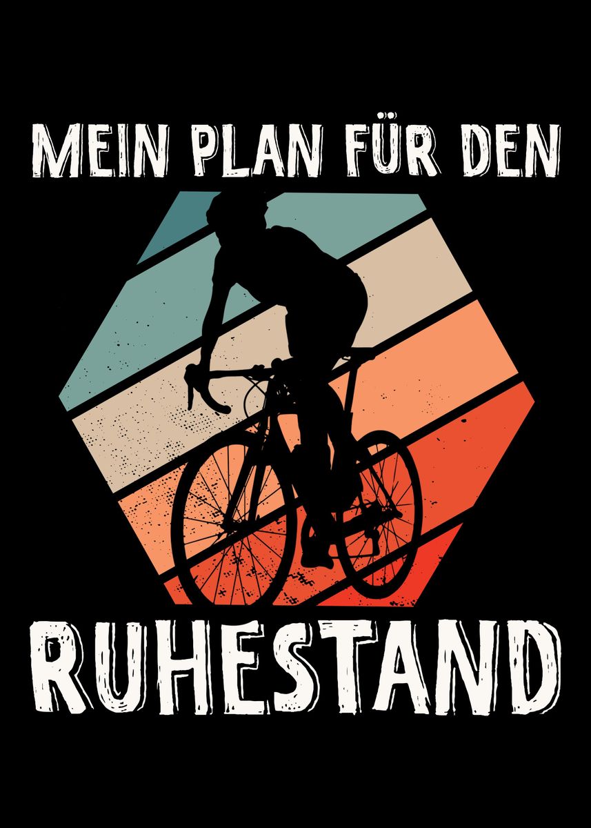 'Funny Cycling Fun Lovers' Poster, picture, metal print, paint by ...