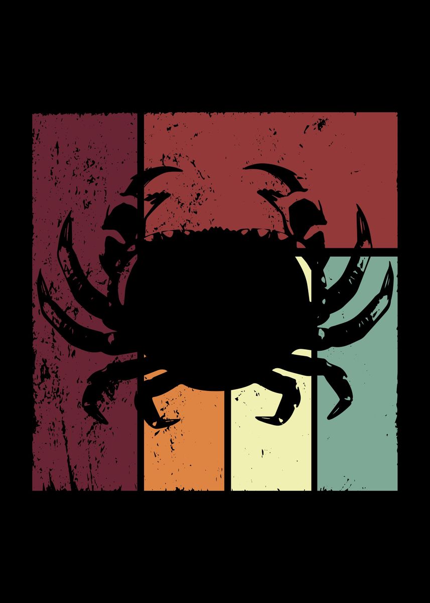 'Vintage Crab Crabs' Poster by DesignatedDesigner | Displate