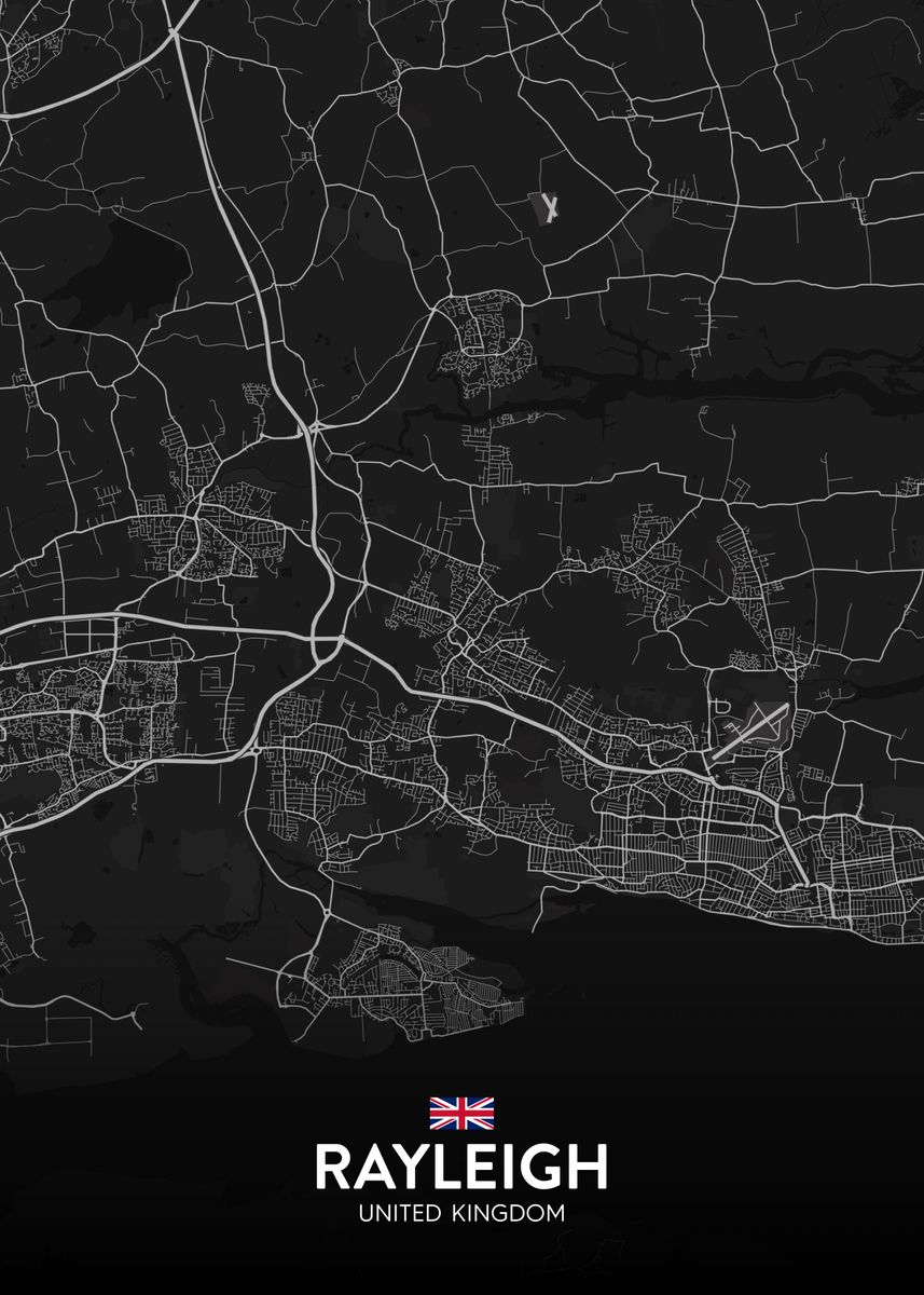 'Rayleigh UK' Poster, picture, metal print, paint by IMR Designs | Displate