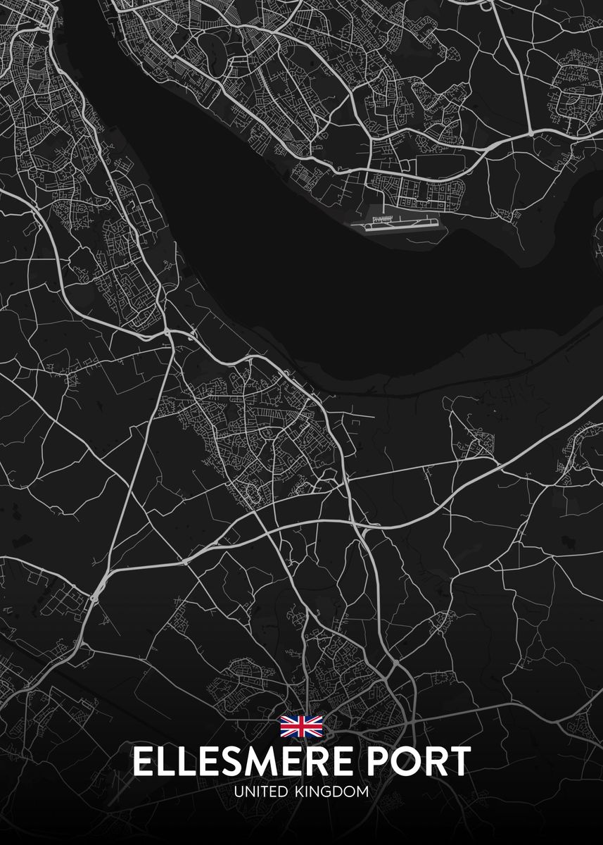 'Ellesmere Port UK' Poster, picture, metal print, paint by IMR Designs ...