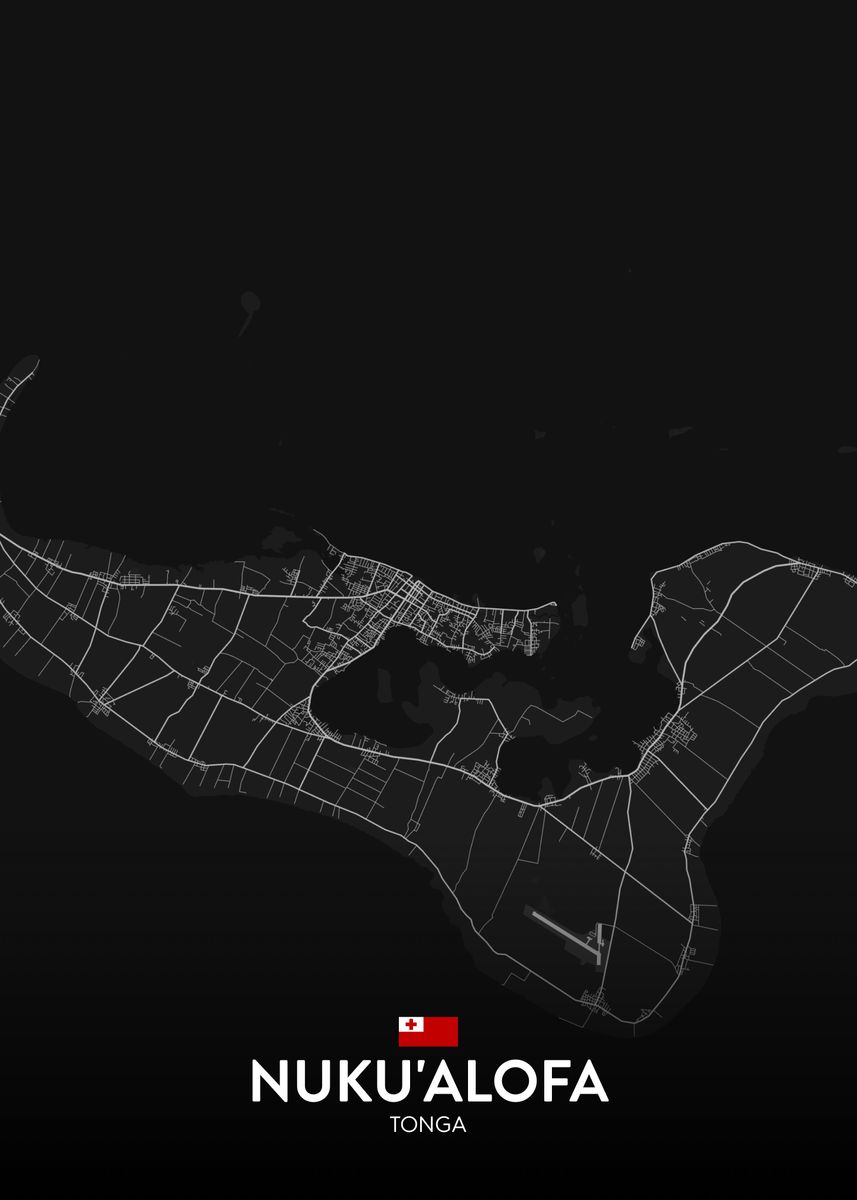 'Nuku Alofa TO' Poster, picture, metal print, paint by IMR Designs ...