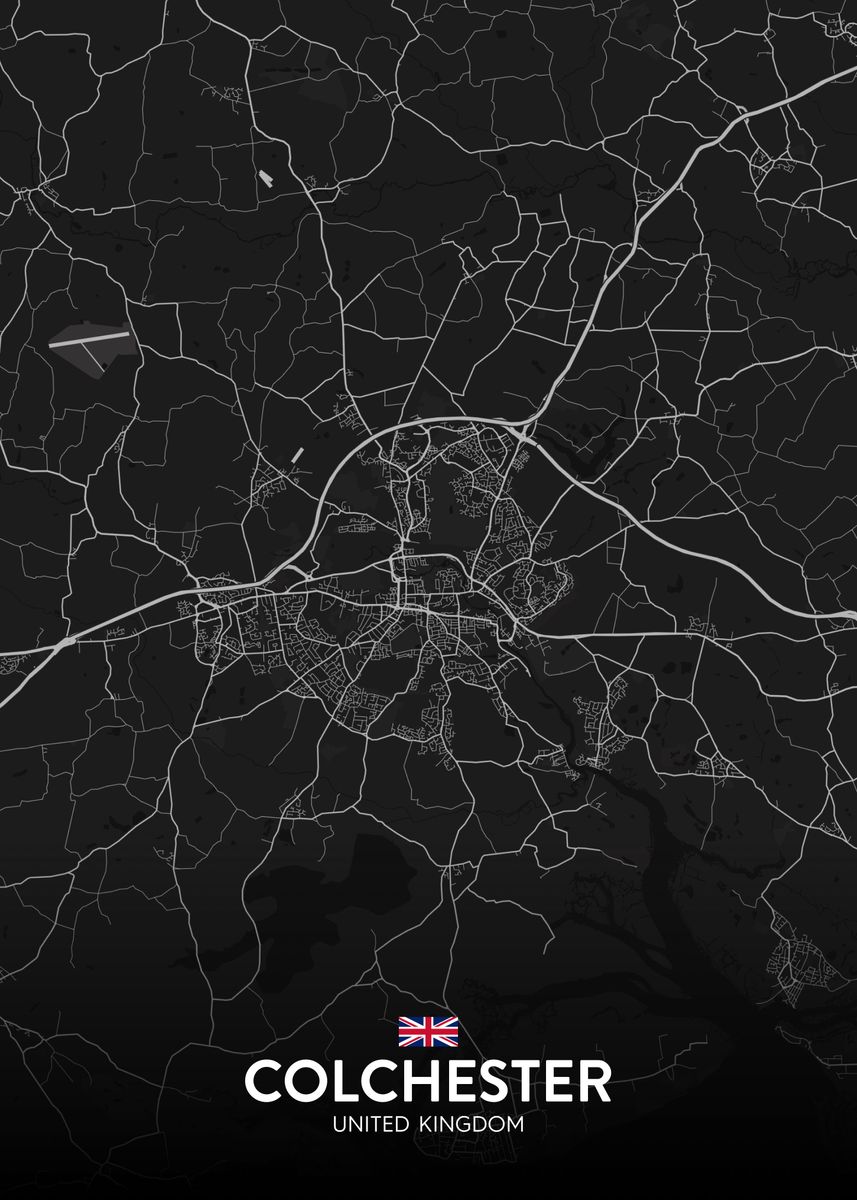 'Colchester UK' Poster by IMR Designs | Displate
