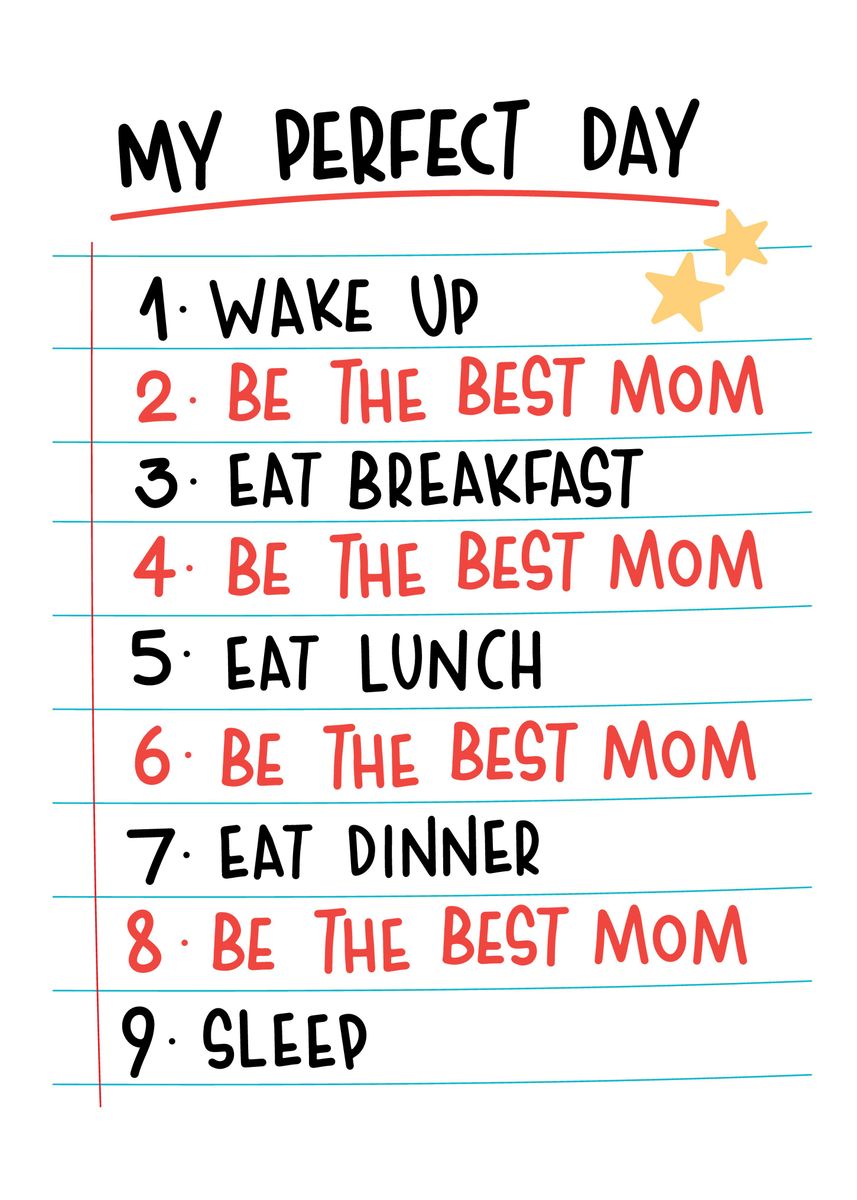 'My perfect day ' Poster, picture, metal print, paint by Simon Darren ...