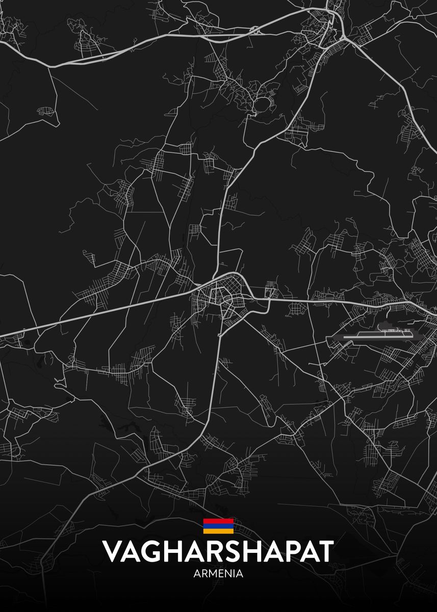 'Vagharshapat AM' Poster, picture, metal print, paint by IMR Designs ...