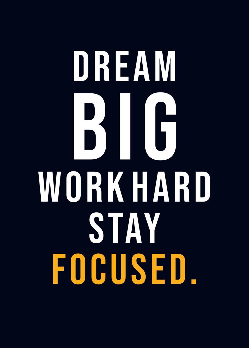 'Motivational Quotes' Poster, picture, metal print, paint by MK STUDIO ...