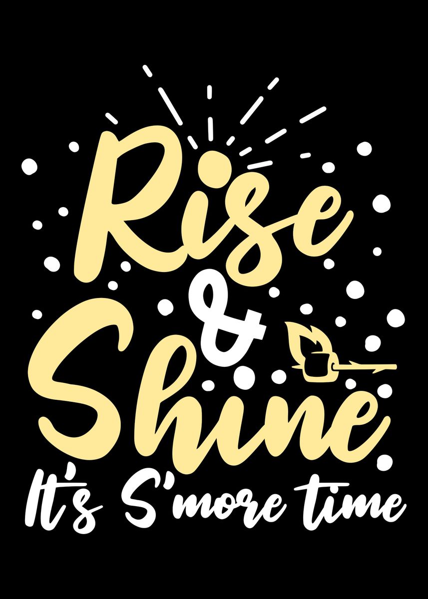 'Camping Smores Smore' Poster by CrazySquirrel | Displate