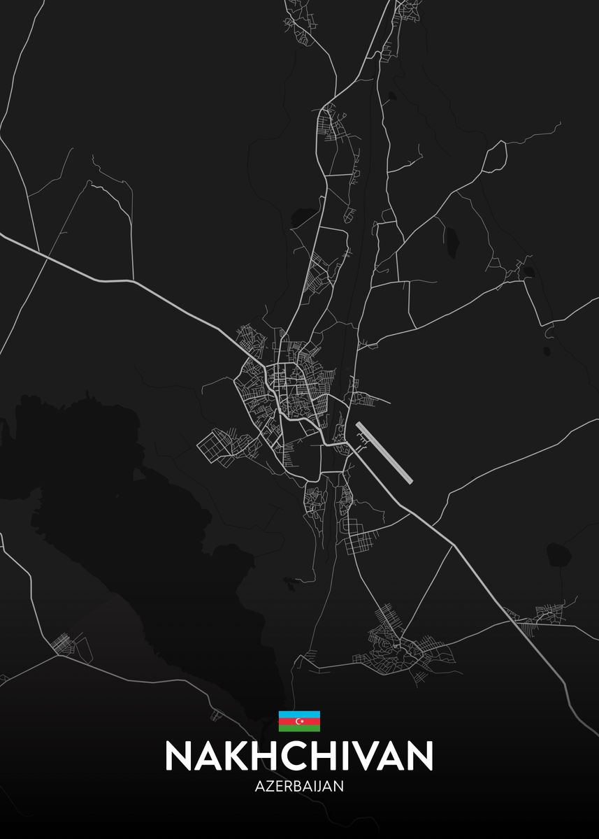 'Nakhchivan AZ' Poster, picture, metal print, paint by IMR Designs ...