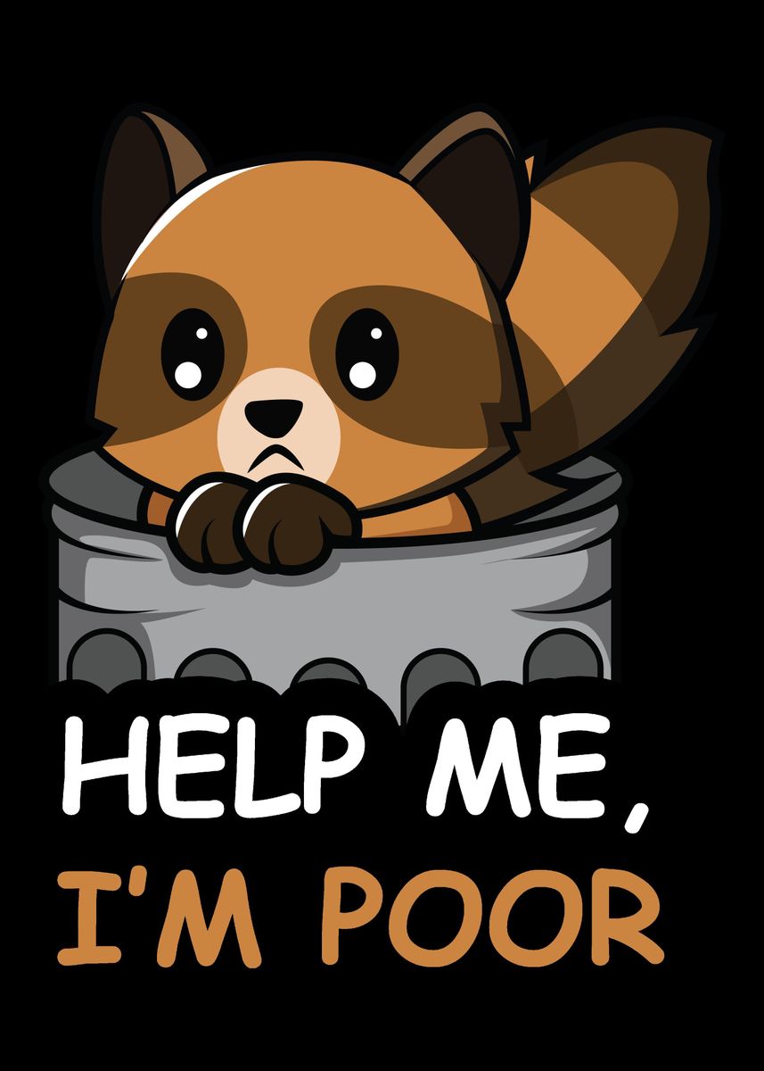 'Im Poor Joker and Funny G' Poster, picture, metal print, paint by ...