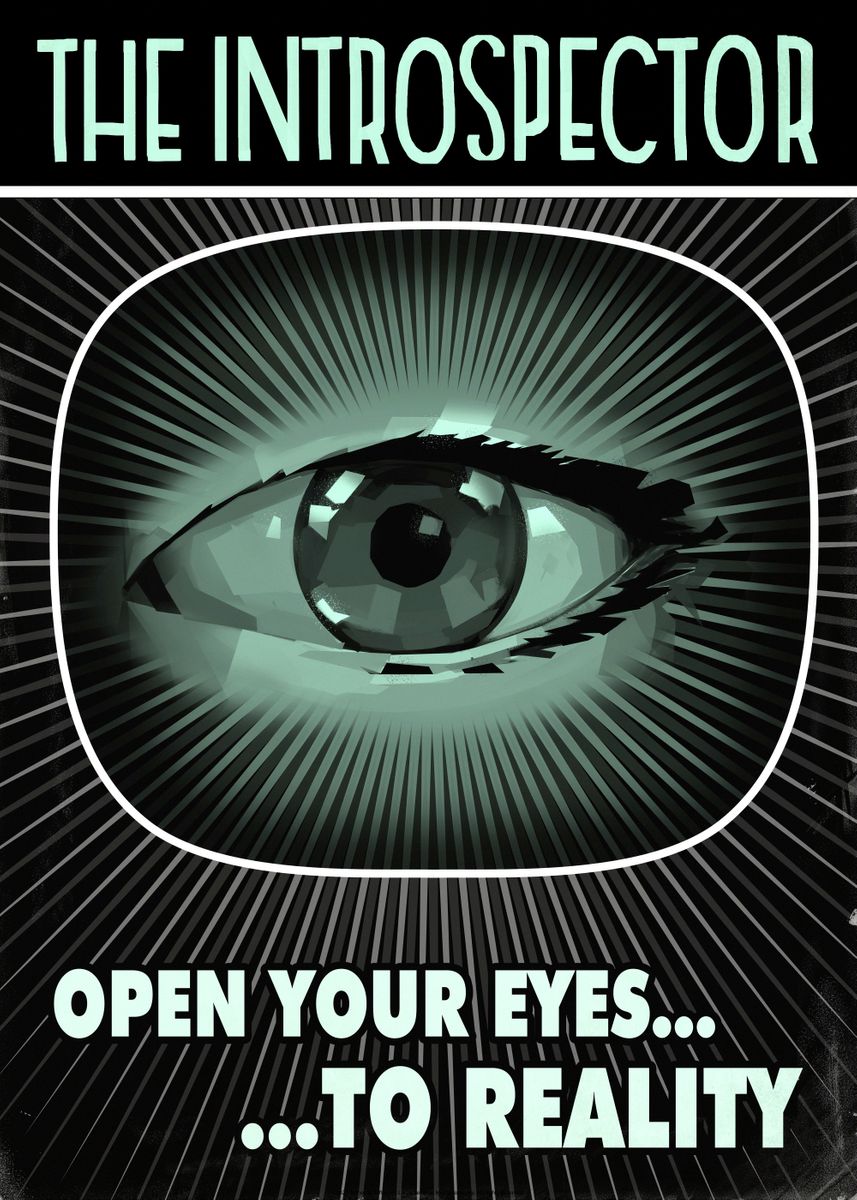 'The Introspector' Poster, picture, metal print, paint by Deathloop ...