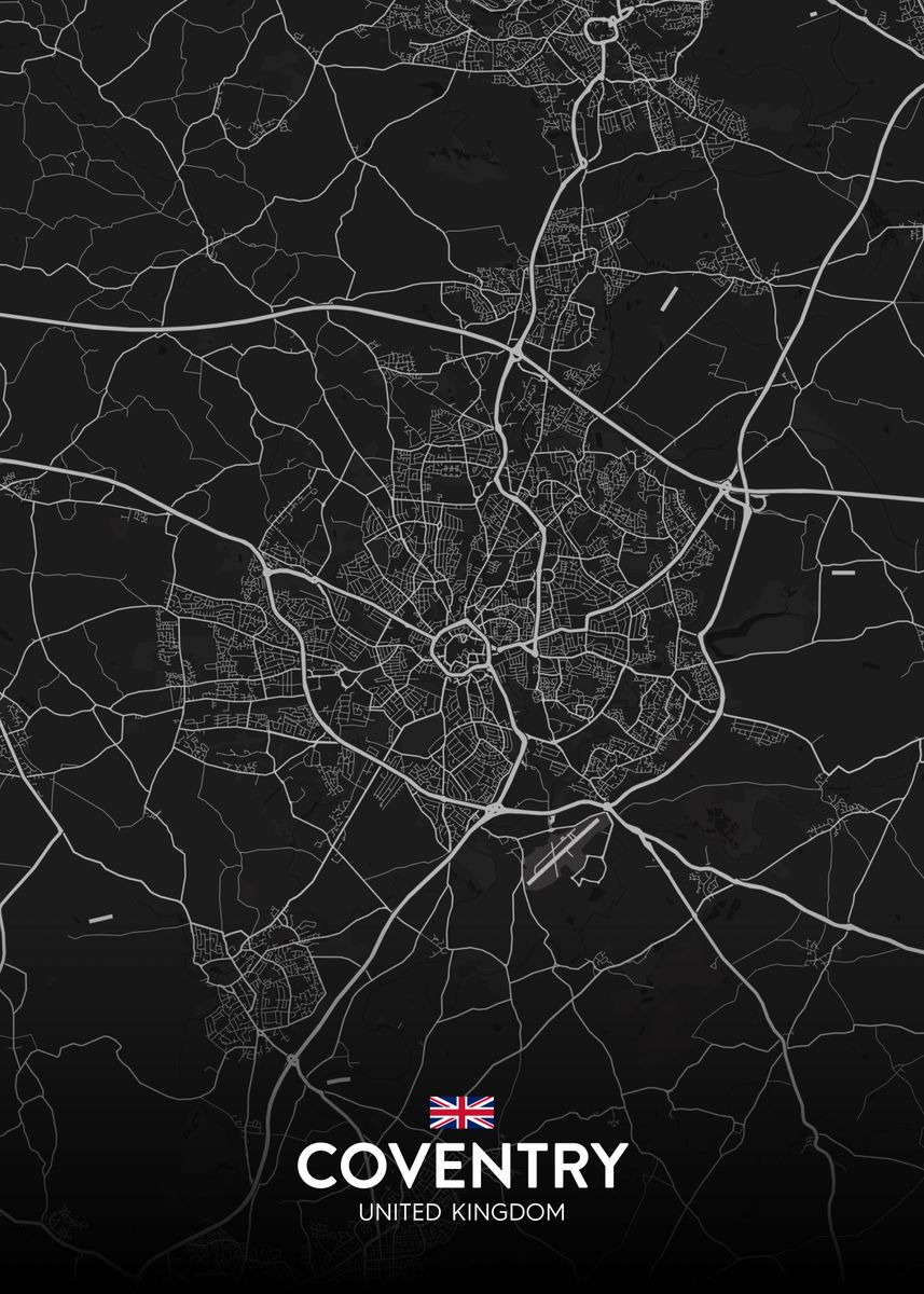 'Coventry UK' Poster by IMR Designs | Displate