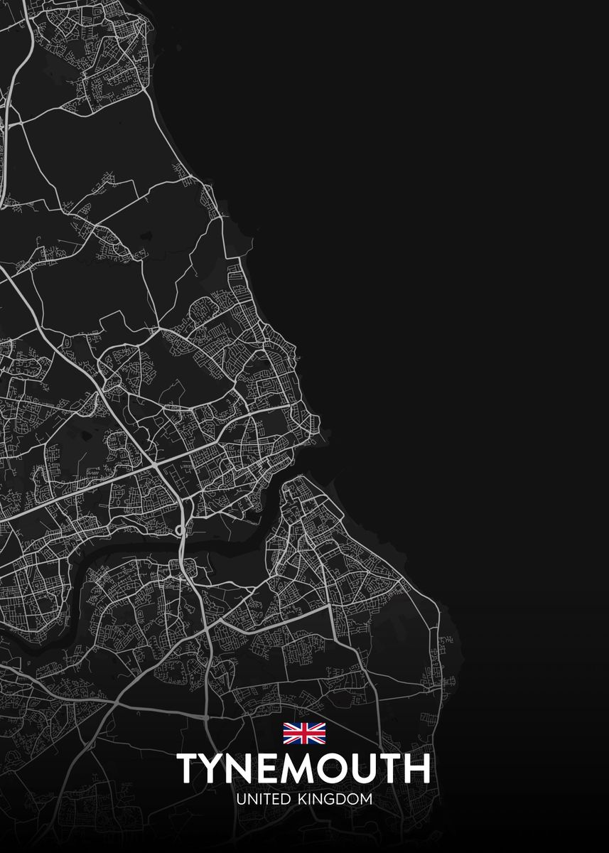 'Tynemouth UK' Poster, picture, metal print, paint by IMR Designs ...