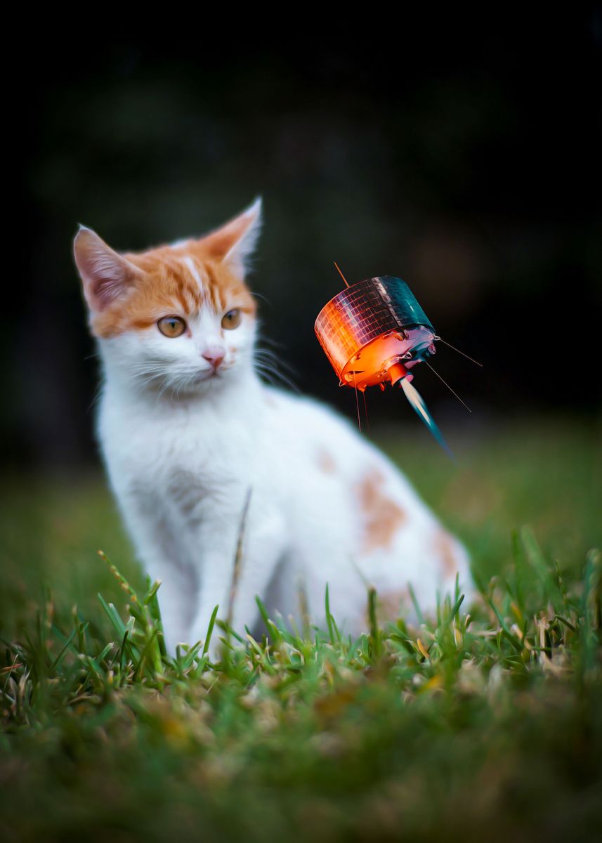 'Kitty' Poster, picture, metal print, paint by Diego The Designer ...