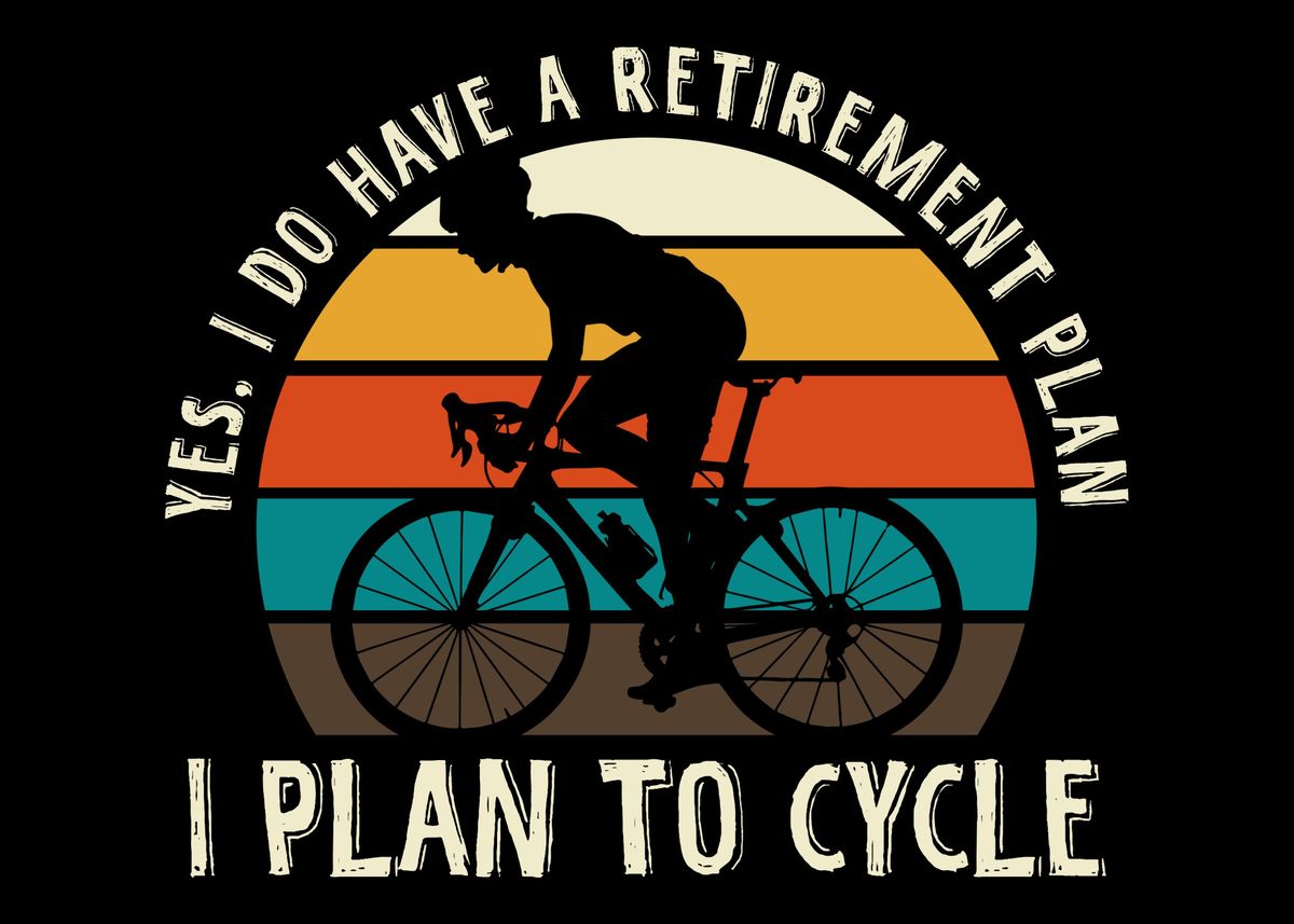 'Funny Cycling Fun Lovers' Poster by ankarsdesign | Displate