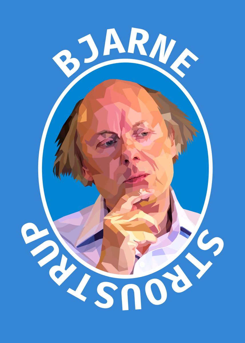 'Bjarne Stroustrup' Poster, picture, metal print, paint by Redowl ...
