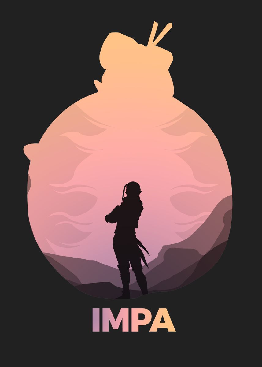 'Impa' Poster, picture, metal print, paint by Facet Bengkok | Displate