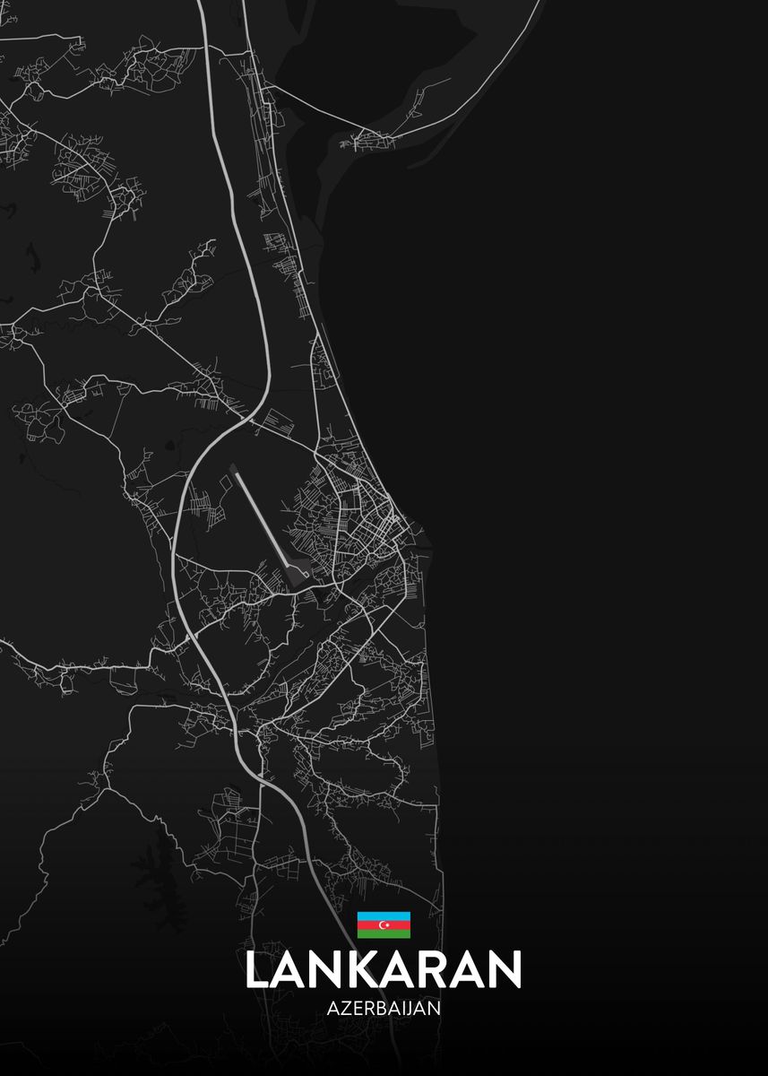 'Lankaran AZ' Poster, picture, metal print, paint by IMR Designs | Displate