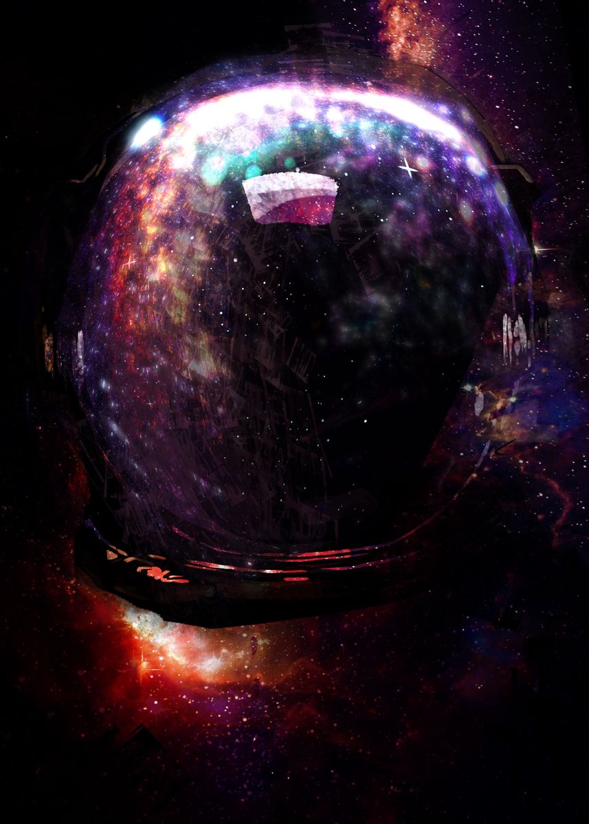 'Astronaut Glow 5' Poster by ABcreative | Displate