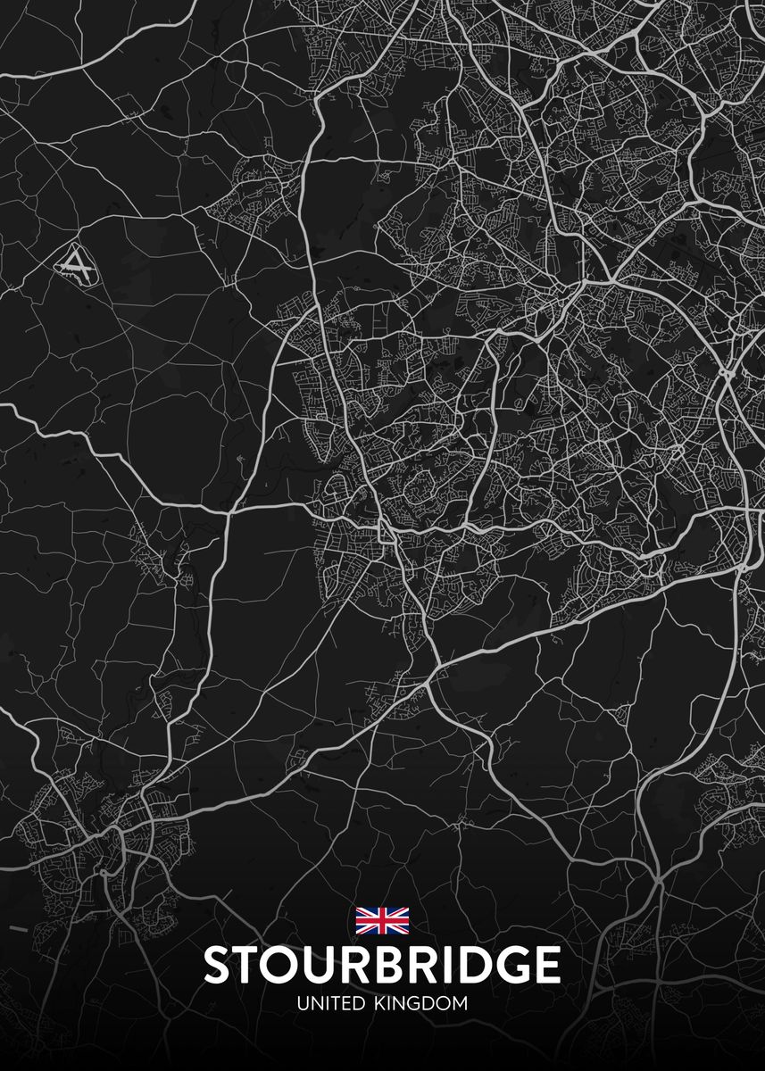 'Stourbridge UK' Poster by IMR Designs | Displate