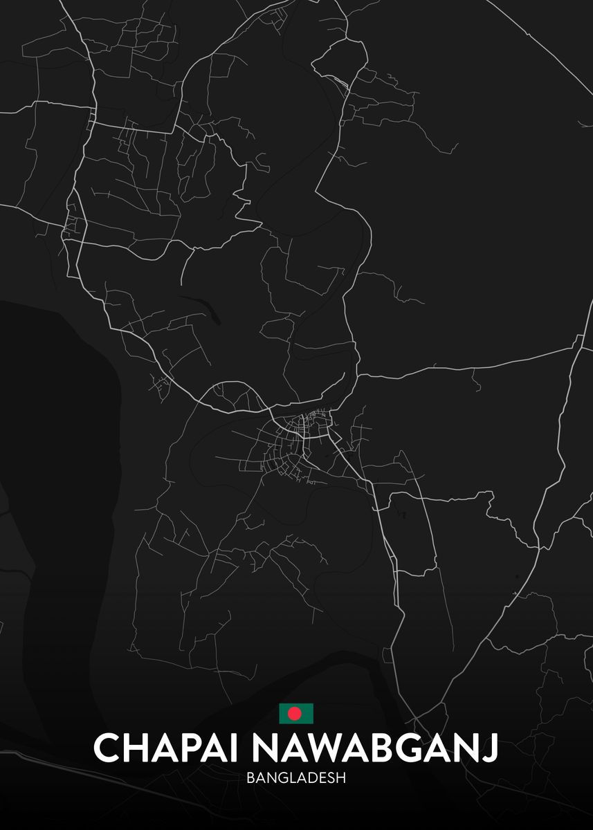 'Chapai Nawabganj BD' Poster by IMR Designs | Displate