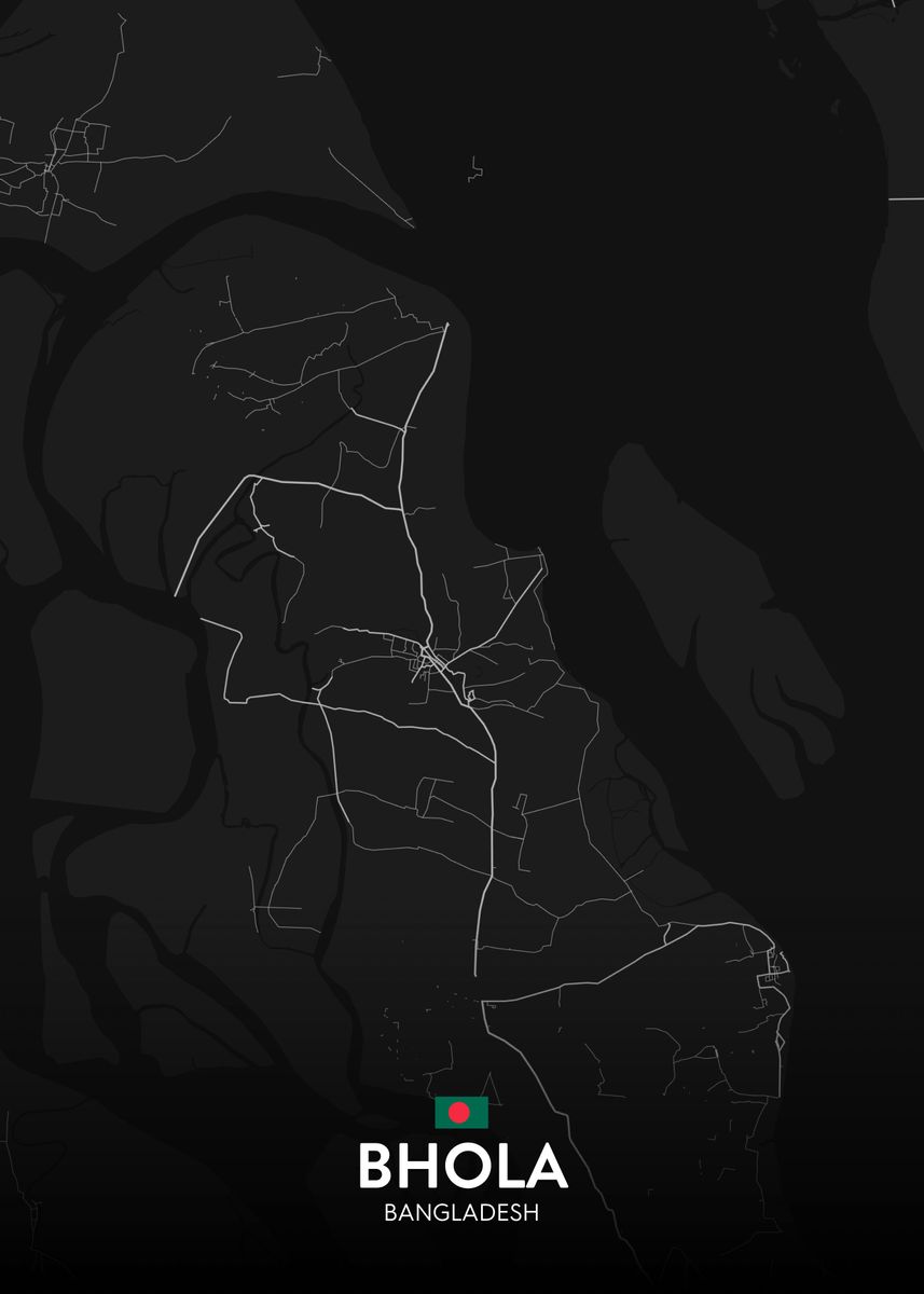 'Bhola BD' Poster, picture, metal print, paint by IMR Designs | Displate