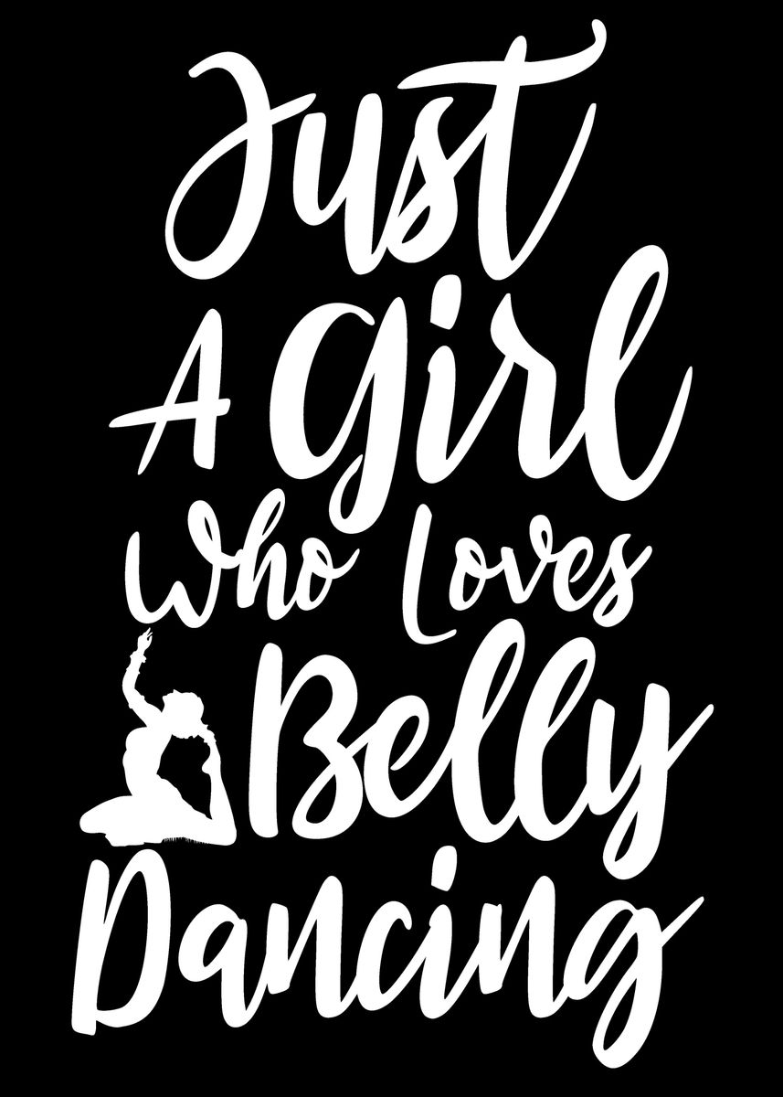 'Belly Dancing Girl' Poster, picture, metal print, paint by dr3designs ...