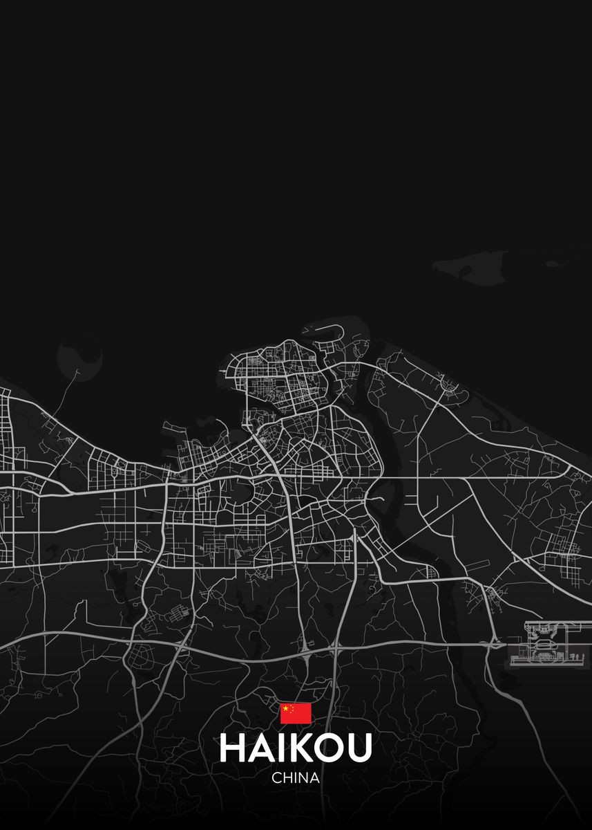 'Haikou CN' Poster, picture, metal print, paint by IMR Designs | Displate