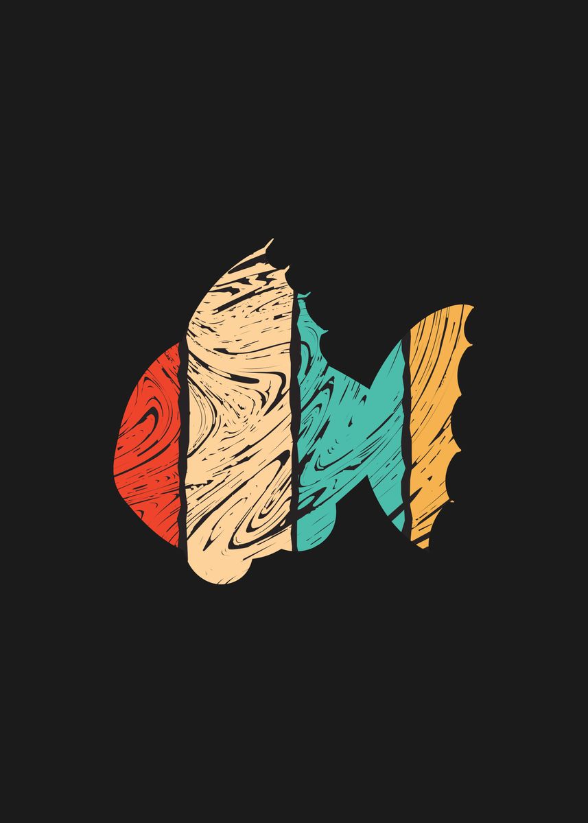 'Fish Animal ' Poster by DEMON SPACE | Displate
