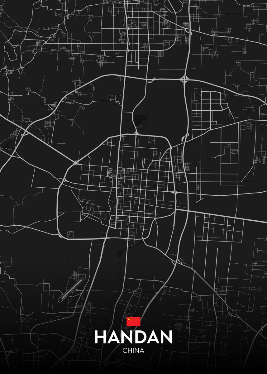 'Handan CN' Poster, picture, metal print, paint by IMR Designs | Displate