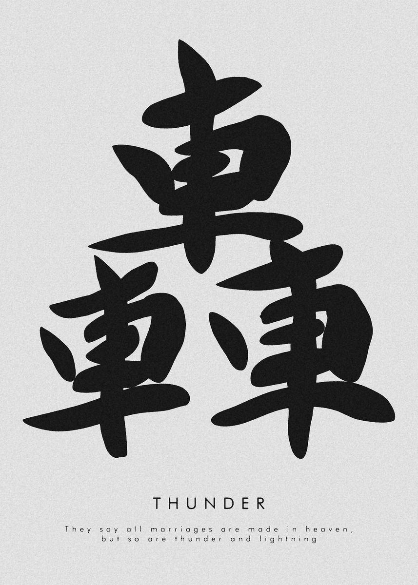 'Thunder' Poster, picture, metal print, paint by Black Sketch Drwing ...