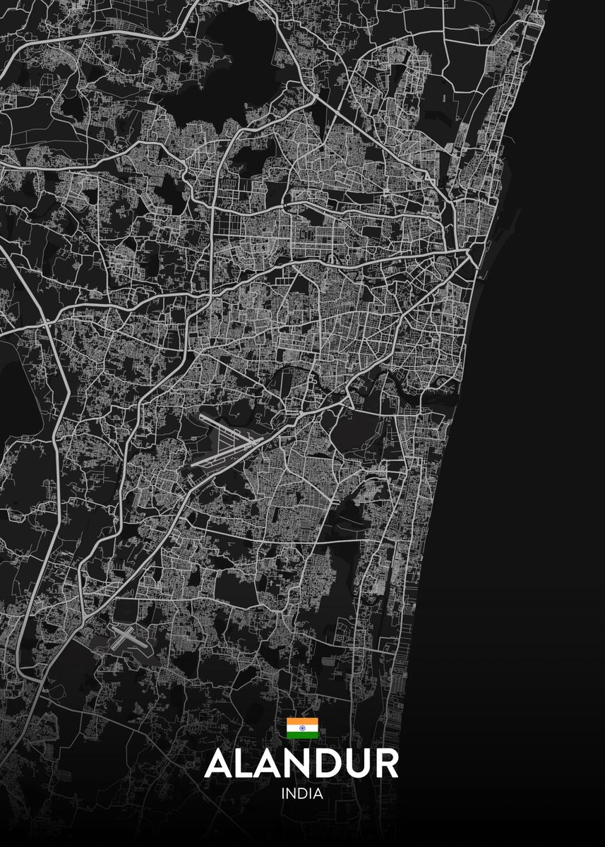 'Alandur IN' Poster, picture, metal print, paint by IMR Designs | Displate