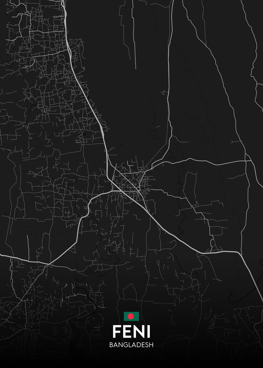 'Feni BD' Poster, picture, metal print, paint by IMR Designs | Displate