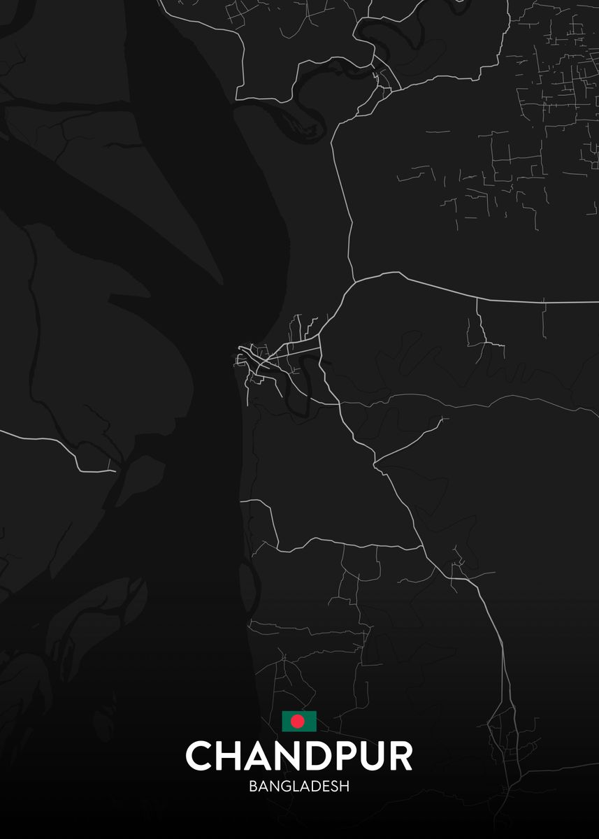 'Chandpur BD' Poster, picture, metal print, paint by IMR Designs | Displate