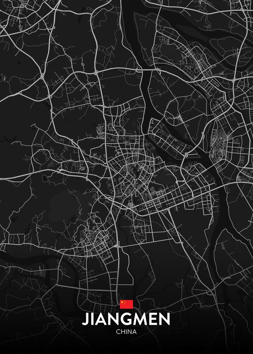 'Jiangmen CN' Poster, picture, metal print, paint by IMR Designs | Displate