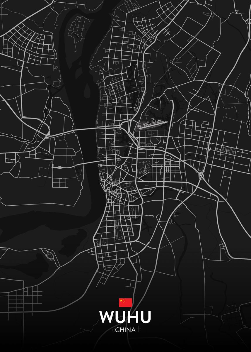 'Wuhu CN' Poster by IMR Designs | Displate