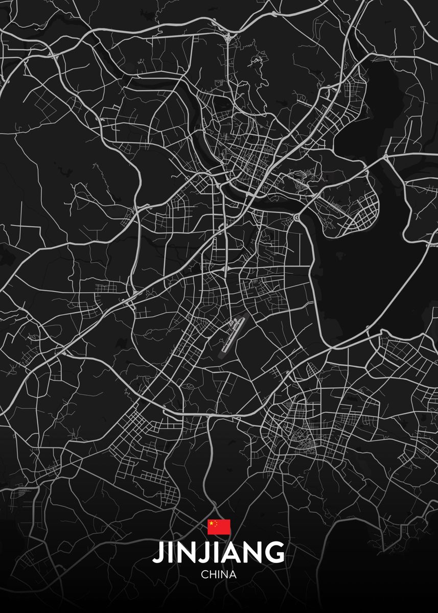 'Jinjiang CN' Poster by IMR Designs | Displate