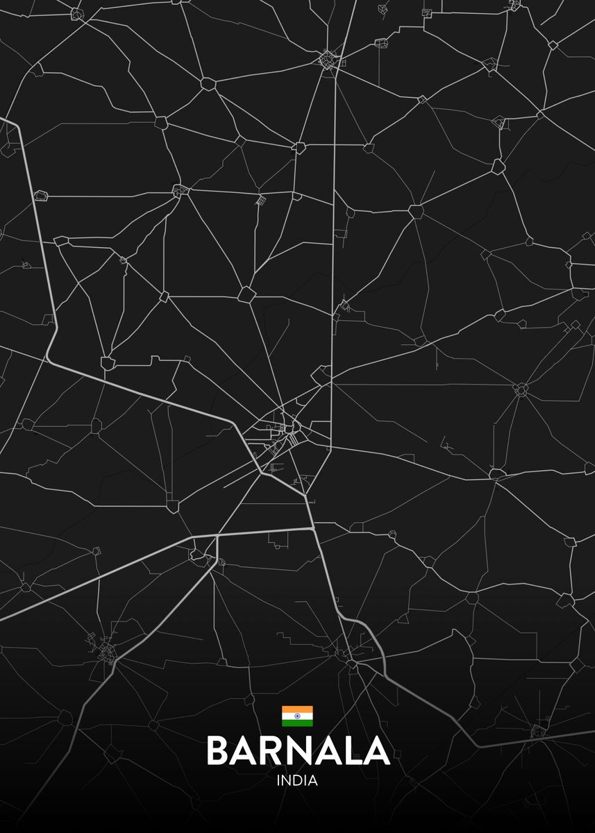 'Barnala IN' Poster by IMR Designs | Displate