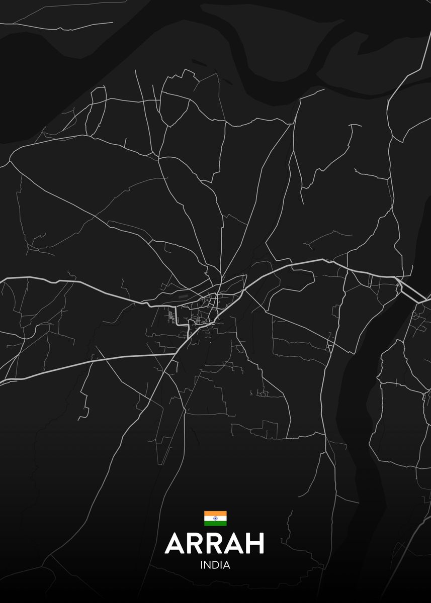 'Arrah IN' Poster, picture, metal print, paint by IMR Designs | Displate