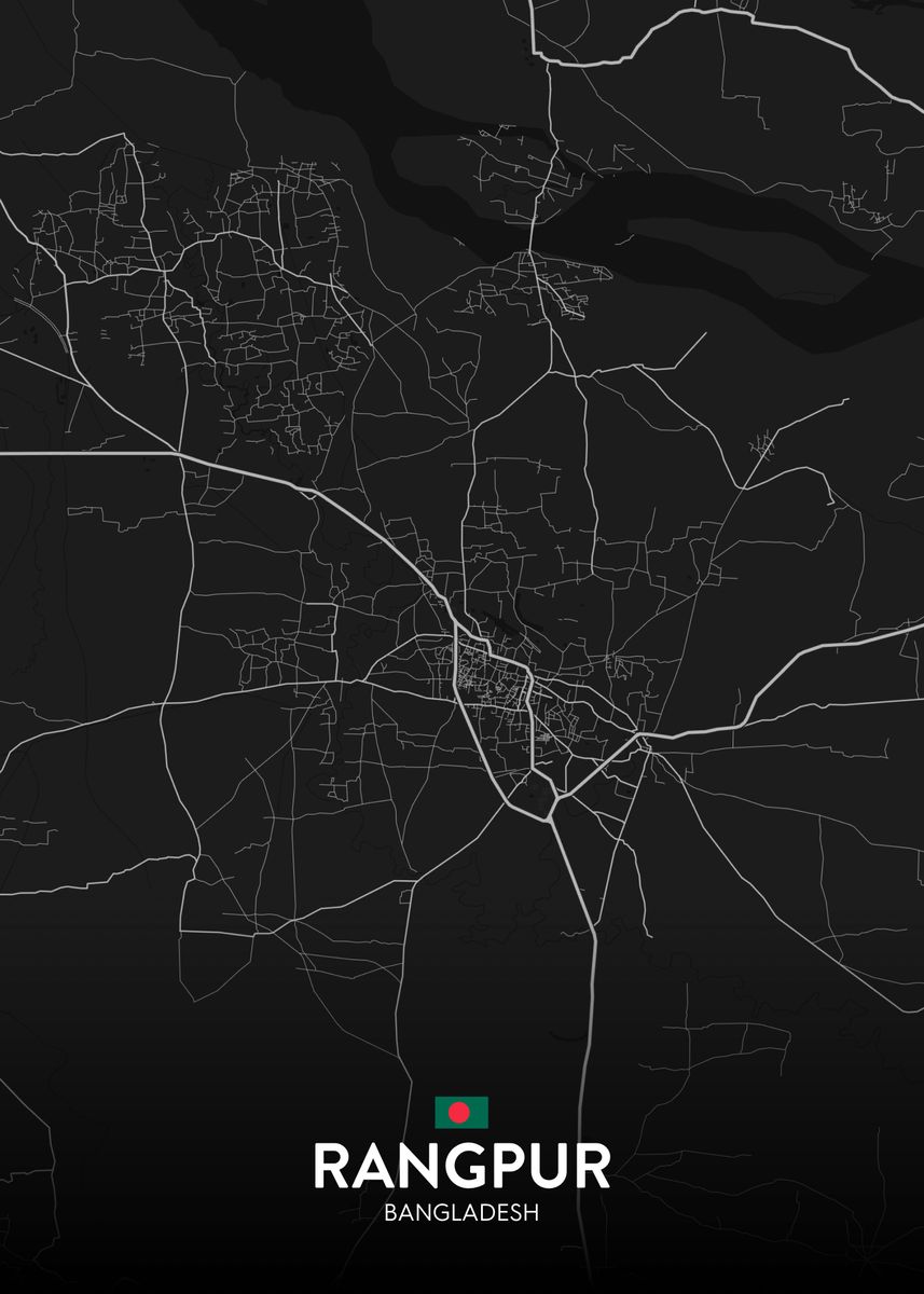 'Rangpur BD' Poster by IMR Designs | Displate