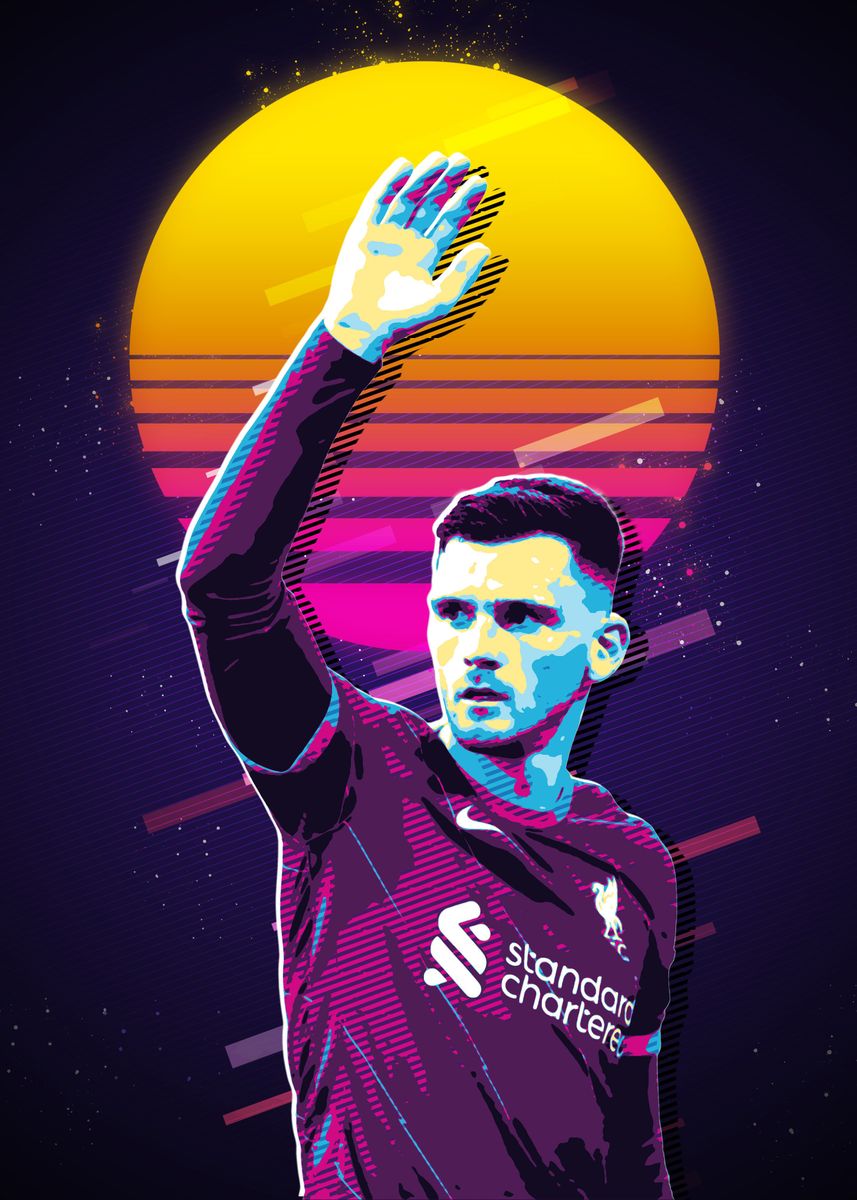 'Andrew Robertson' Poster, picture, metal print, paint by Trending ...