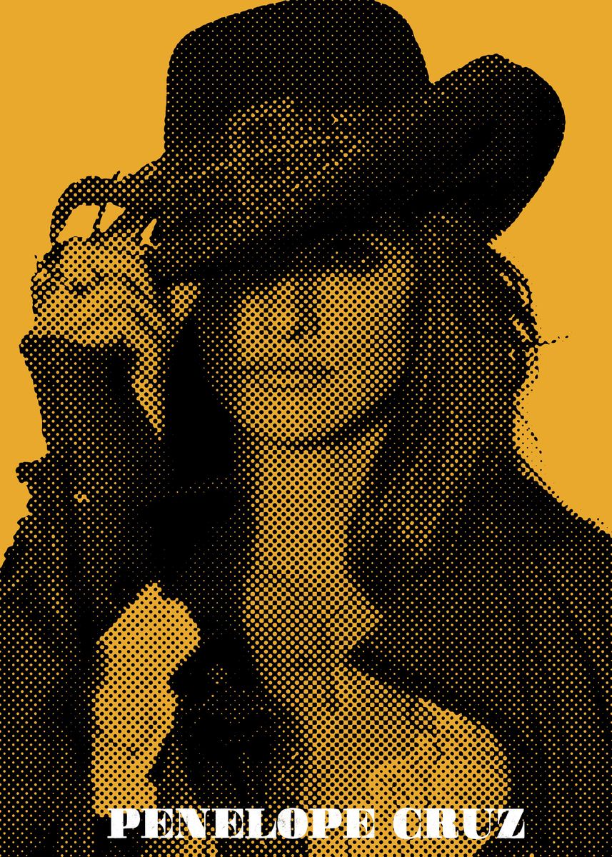 'Penelope Cruz' Poster by Aesthetic Posters | Displate