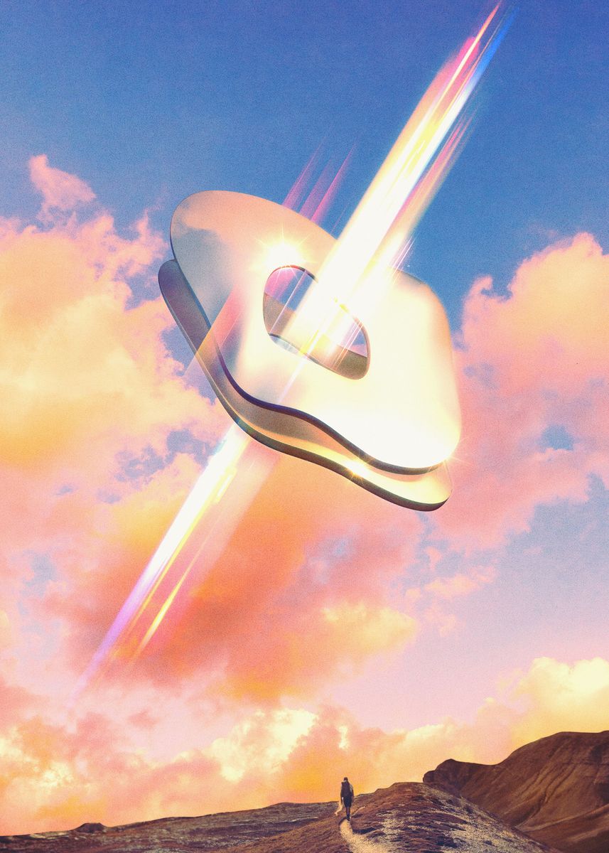 'The Future is Weird' Poster by Barrett Biggers | Displate