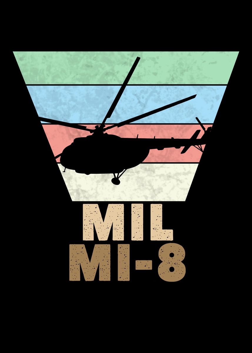 'Helicopter Pilot' Poster, picture, metal print, paint by CrazySquirrel ...