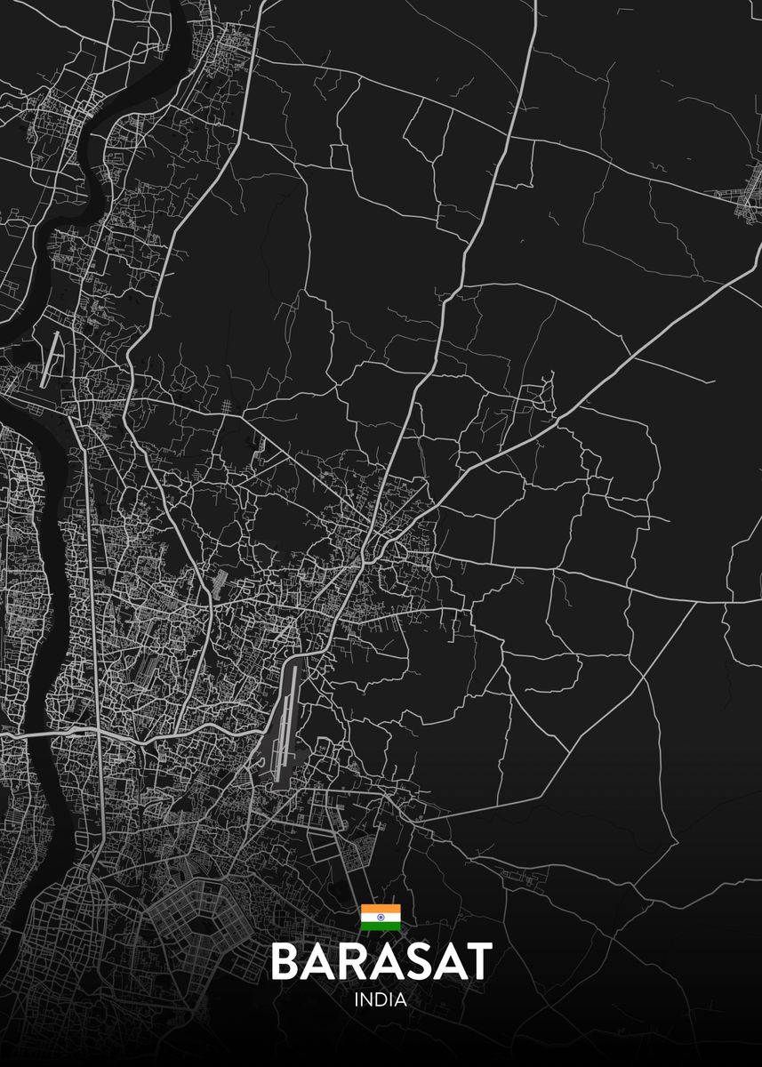 'Barasat IN' Poster by IMR Designs | Displate