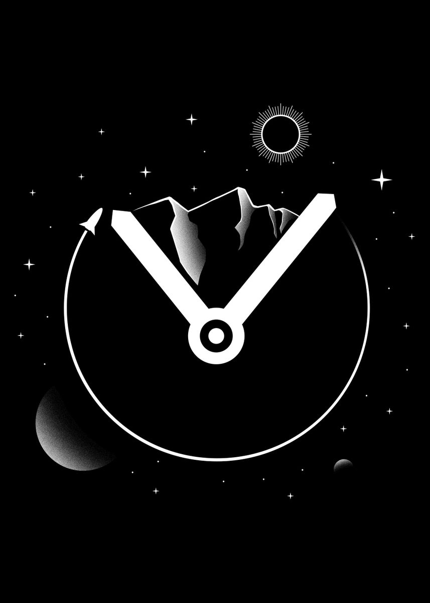 'Space and Time' Poster by sachpica | Displate